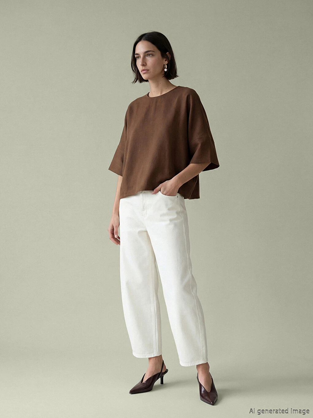 LCW Vision Bluza Sa Okruglim Izrezom, Prevelika