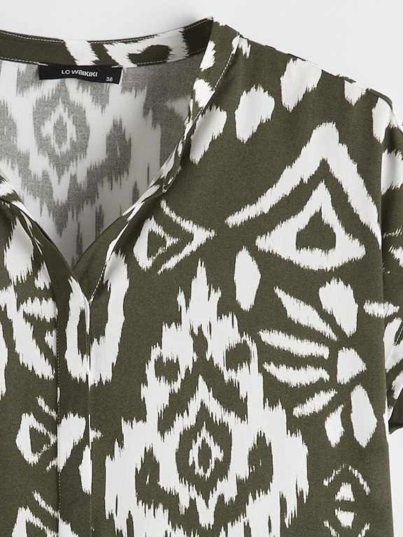 LC WAIKIKI Bluza Sa Asimetričnim Izrezom I Uzorkom