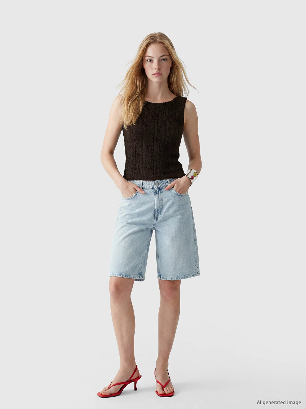 XSIDE Bluza Od Čipke Sa Širokim Izrezom
