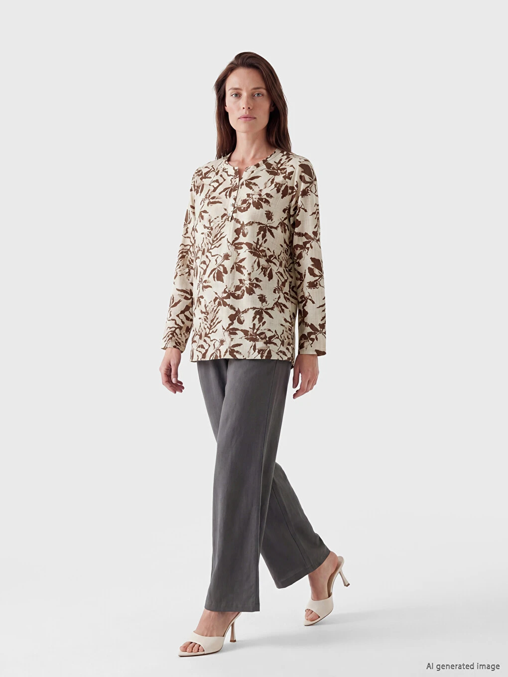 LCW Grace Bluza Sa Okovratnikom I Uzorkom