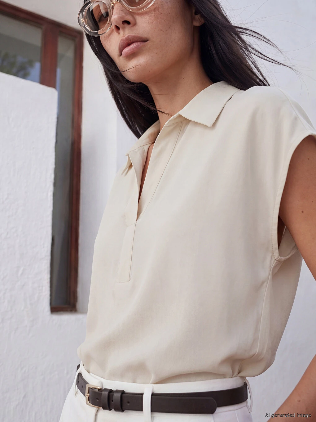 LCW STUDIO Bluza Sa Klasičnom Kragnom Od Modal Mešavine