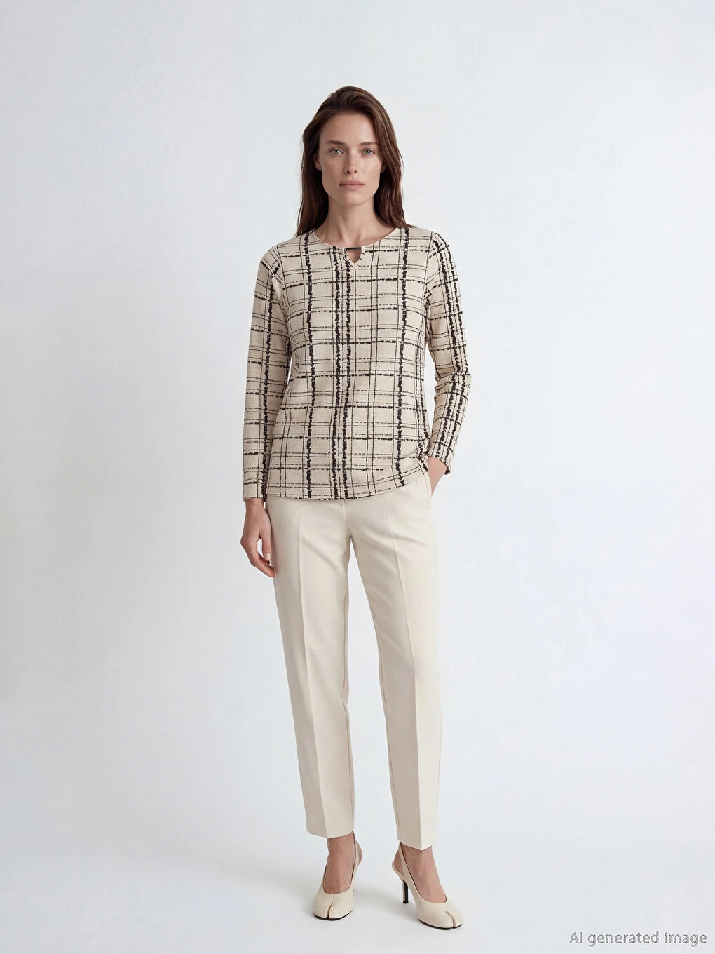 LCW Grace Bluza Sa Okruglim Izrezom I Uzorkom