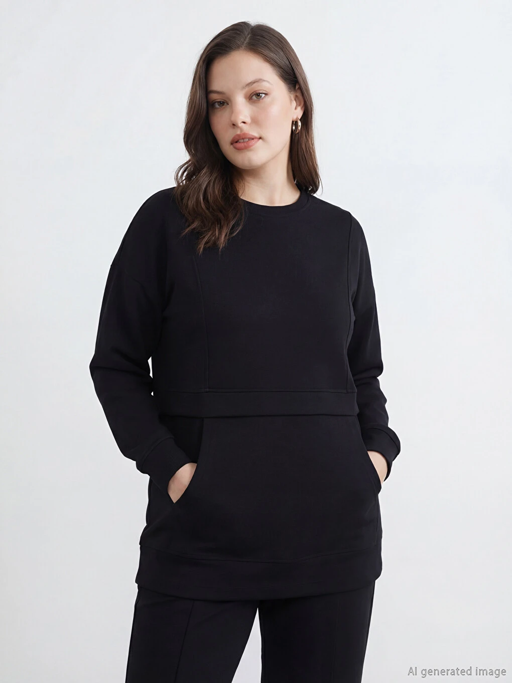 LCW Modest Ženska Tunika Od Mekanog Materijala