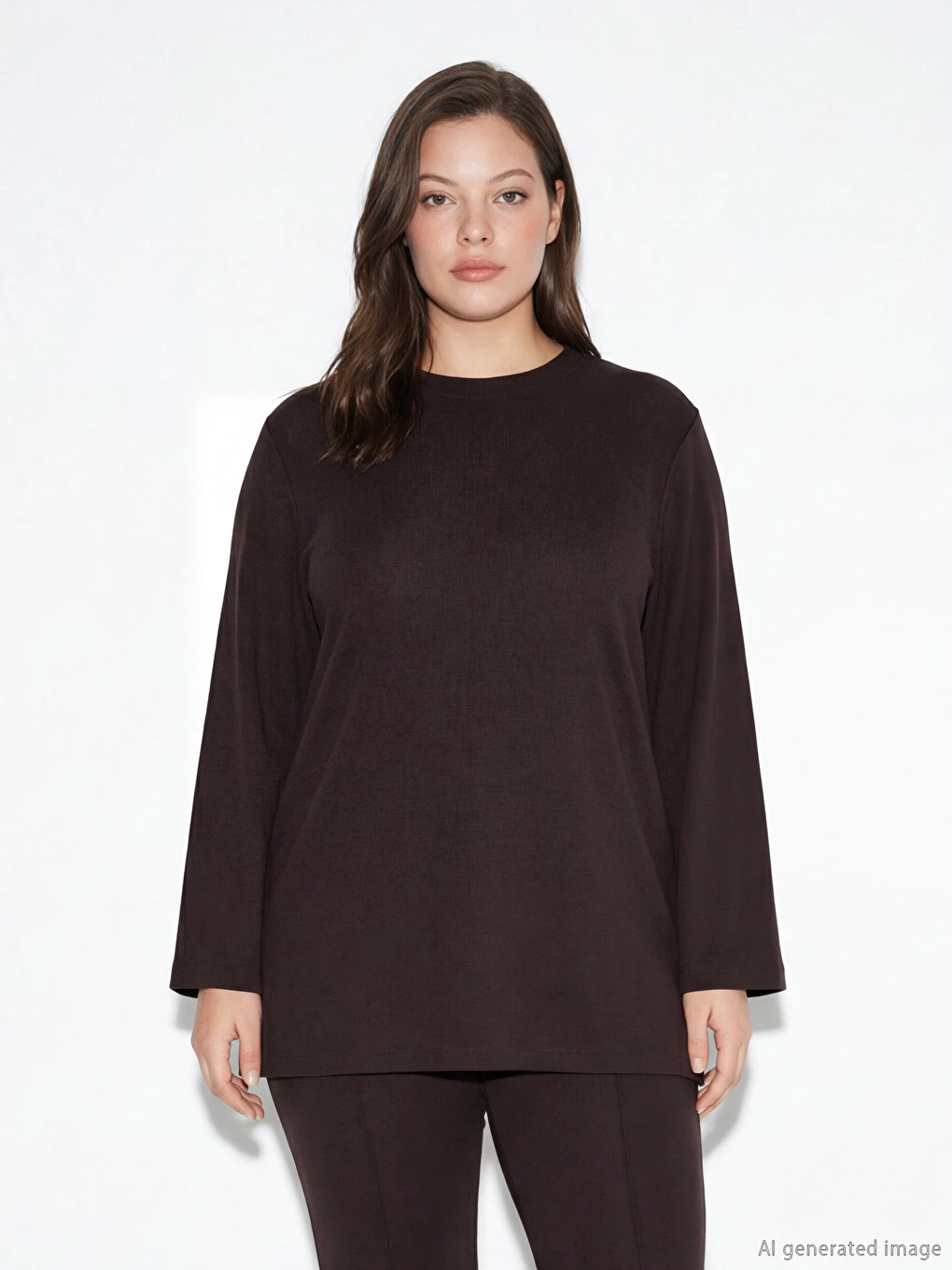 LCW Modest Tunika Dukserica Za Žene, Mekani Dodir, Oversized Kroj