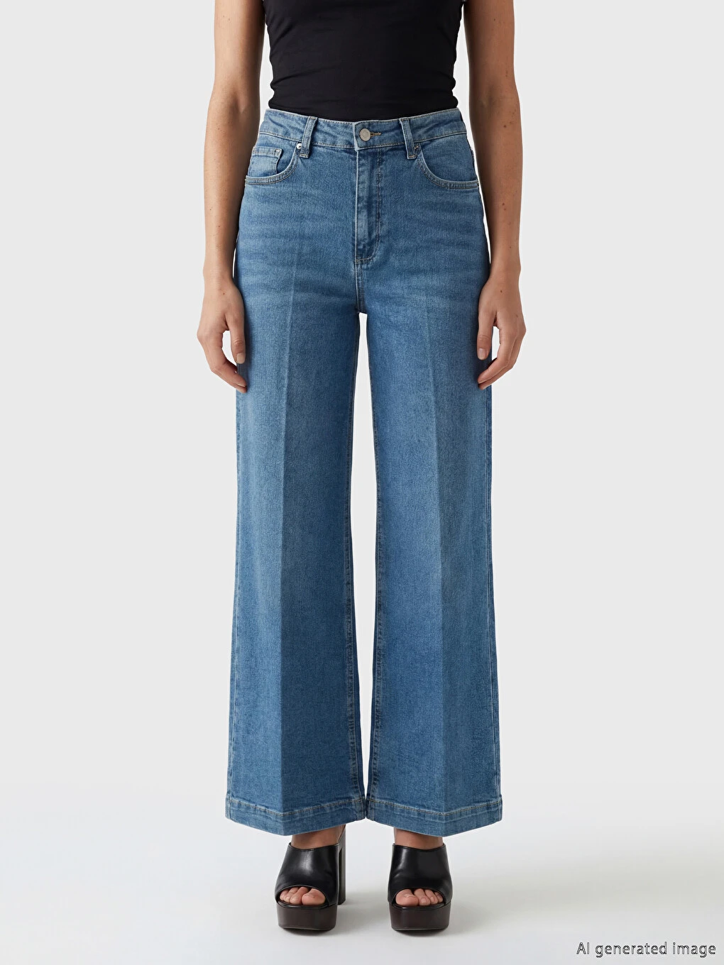 LCW Jeans Ženske Farmerke Širokih Nogavica