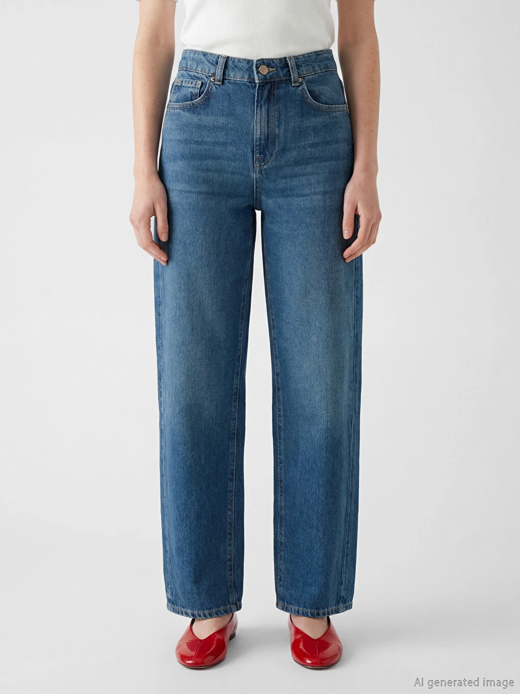 LCW Jeans Ženske Farmerke Širokih Nogavica