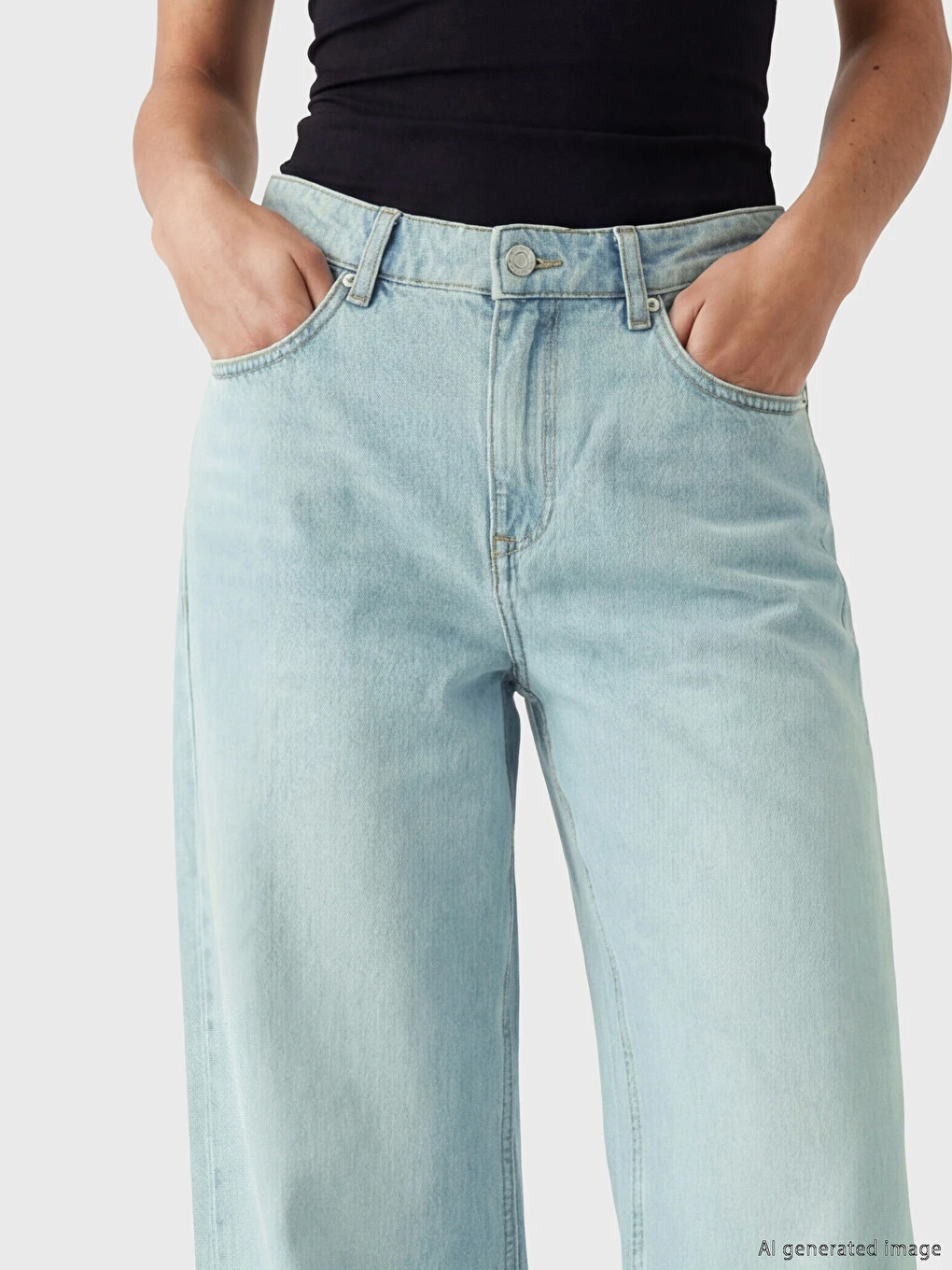 LCW Jeans Ženske Farmerke Širokih Nogavica