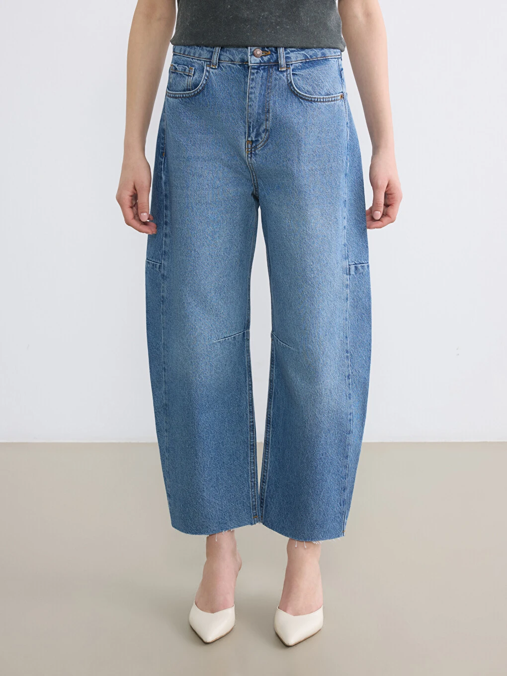 LCW Jeans Ženske Farmerke Barrel Kroja