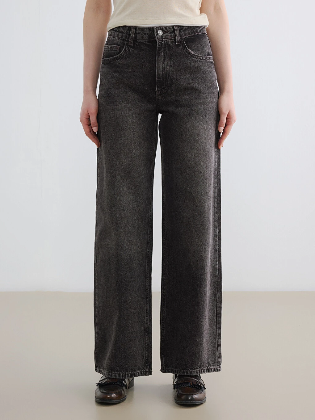 LCW Jeans Ženske Farmerke Sa Visokim Strukom Ravnog Kroja