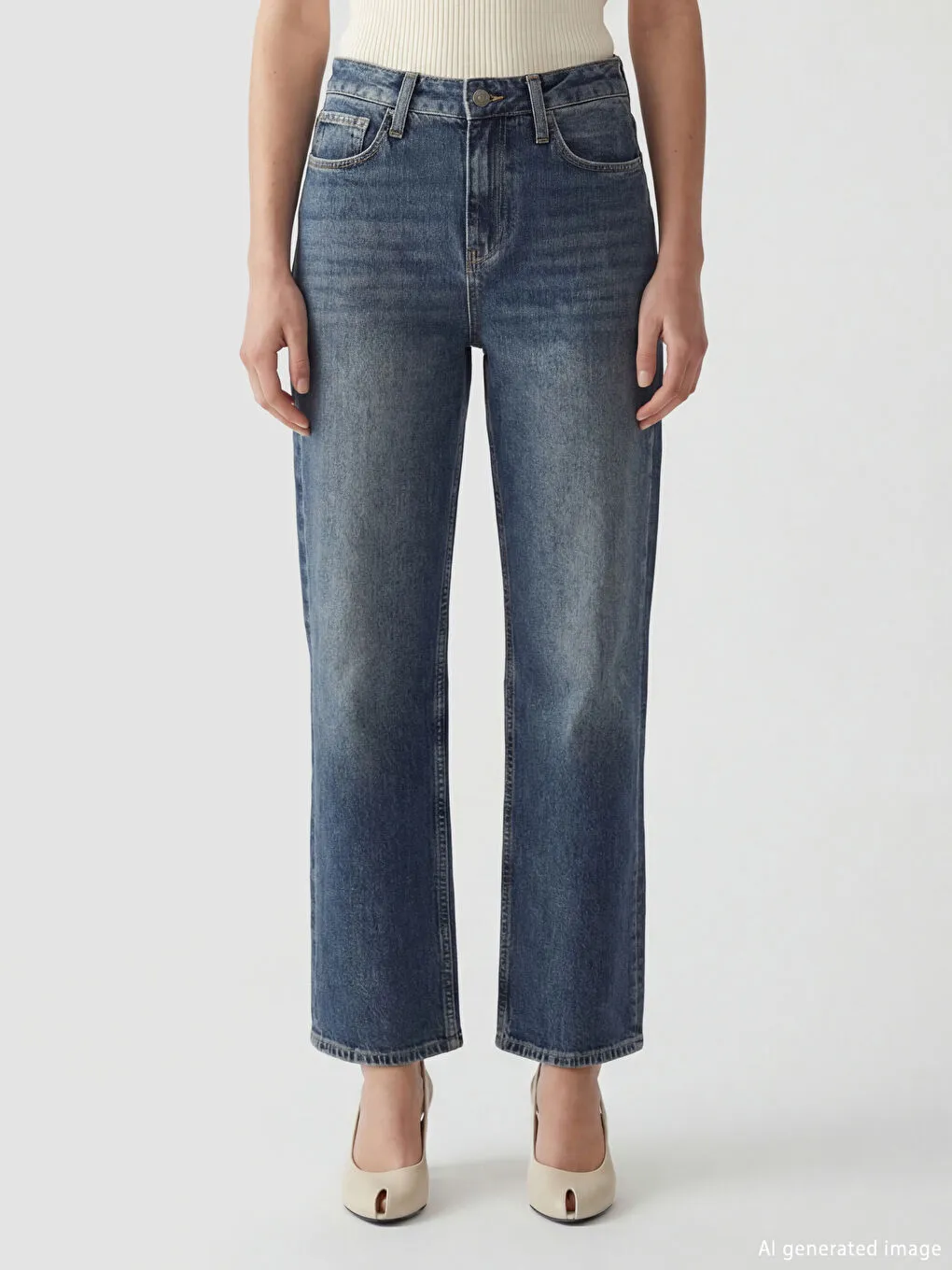LCW Jeans Ženske Farmerke Širokih Nogavica