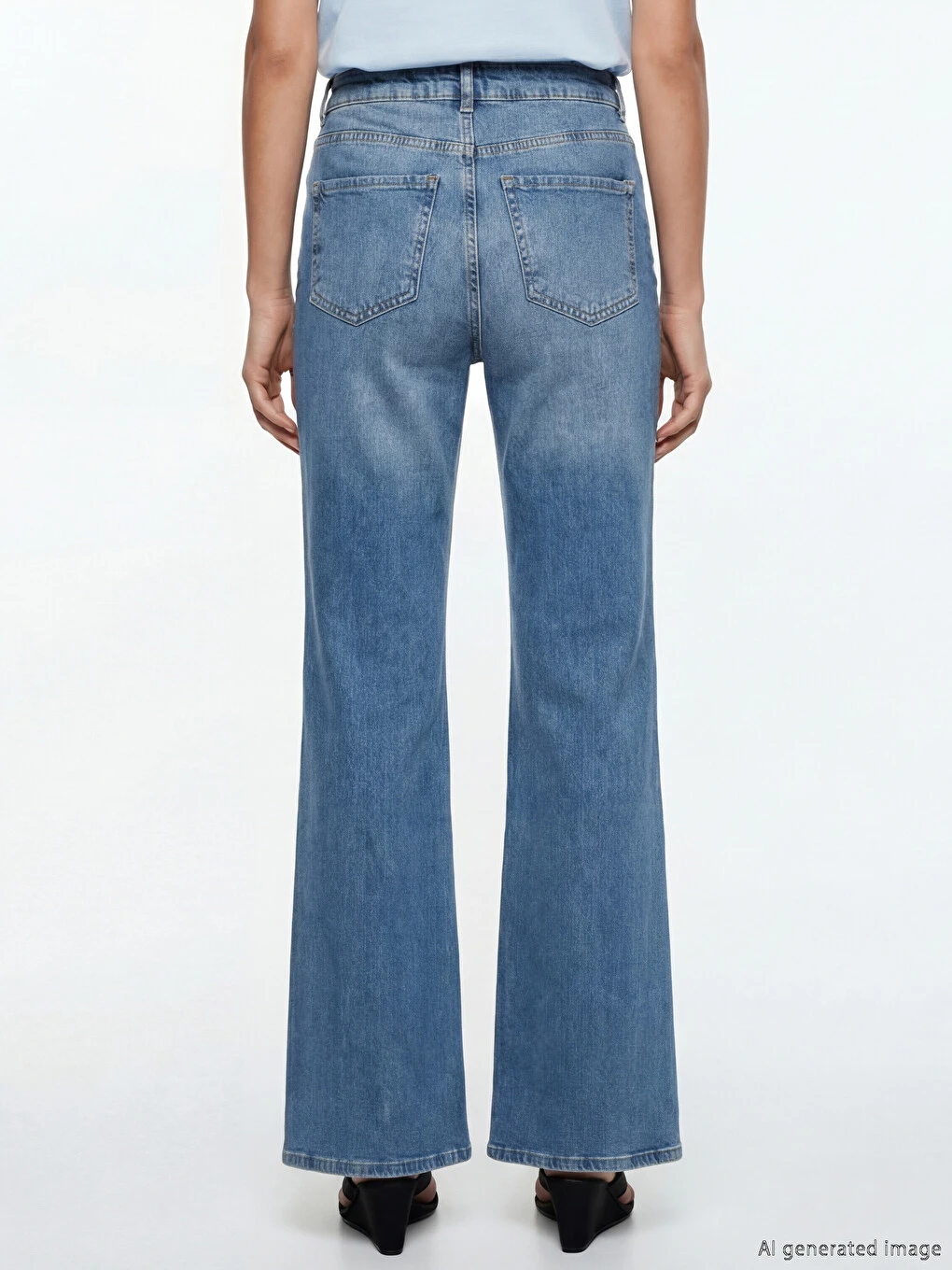 LCW Jeans Crop Flare Ženske Farmerke