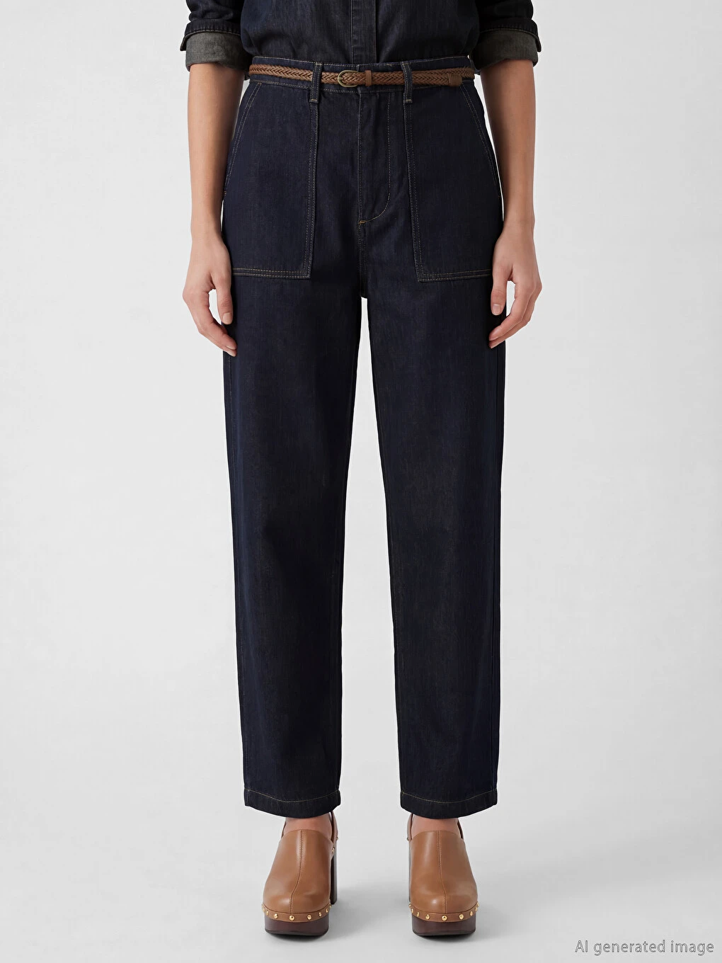 LCW Jeans Ženske Farmerke Šargarepa Kroja Sa Kaišem
