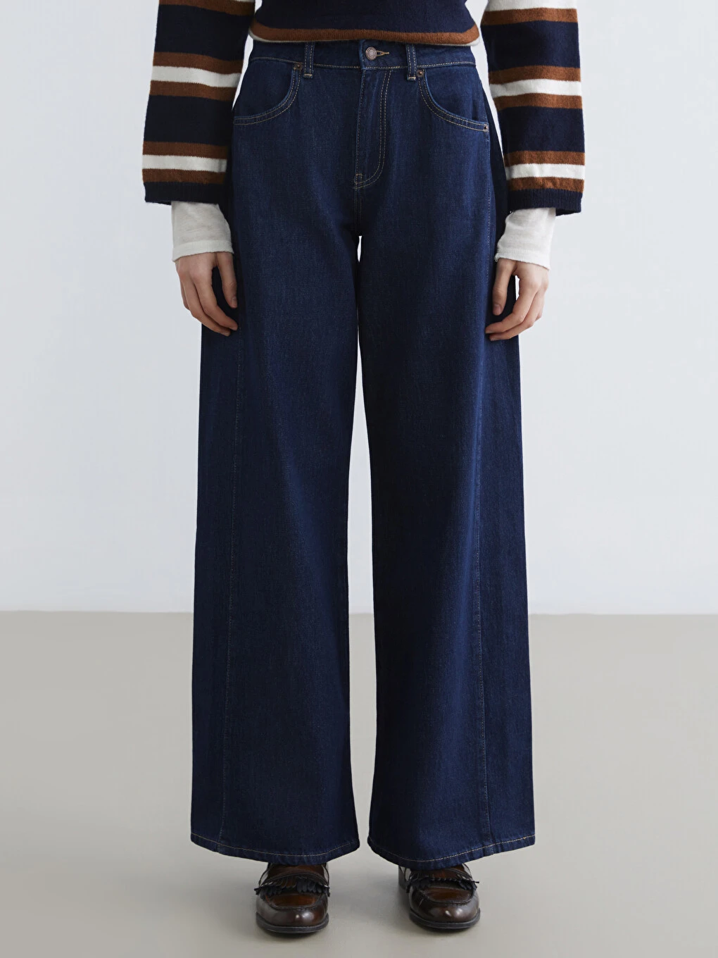 LCW Jeans Ženske Farmerke Široke Nogavice
