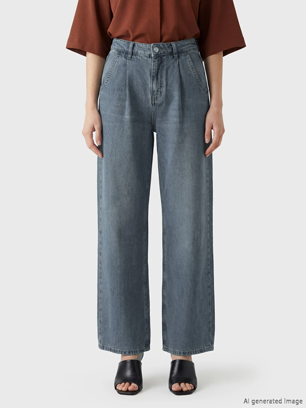 LCW Jeans Ženske Farmerke Sa Visokim Strukom I Širokim Nogavicama