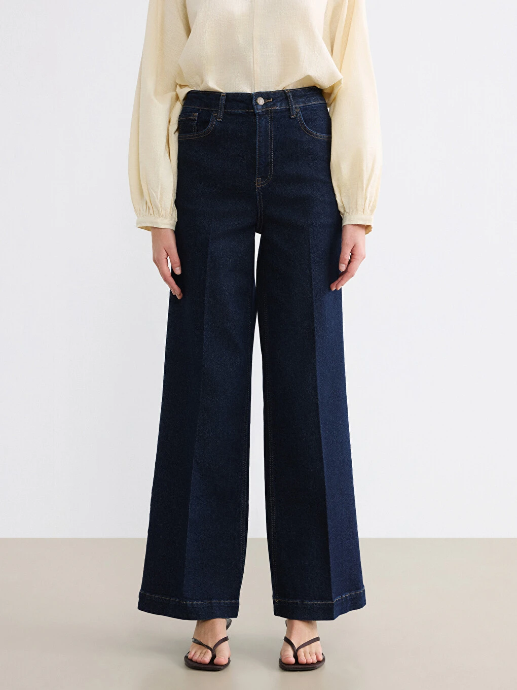 LCW Jeans Ženske Farmerke Sa Širokim Nogavicama