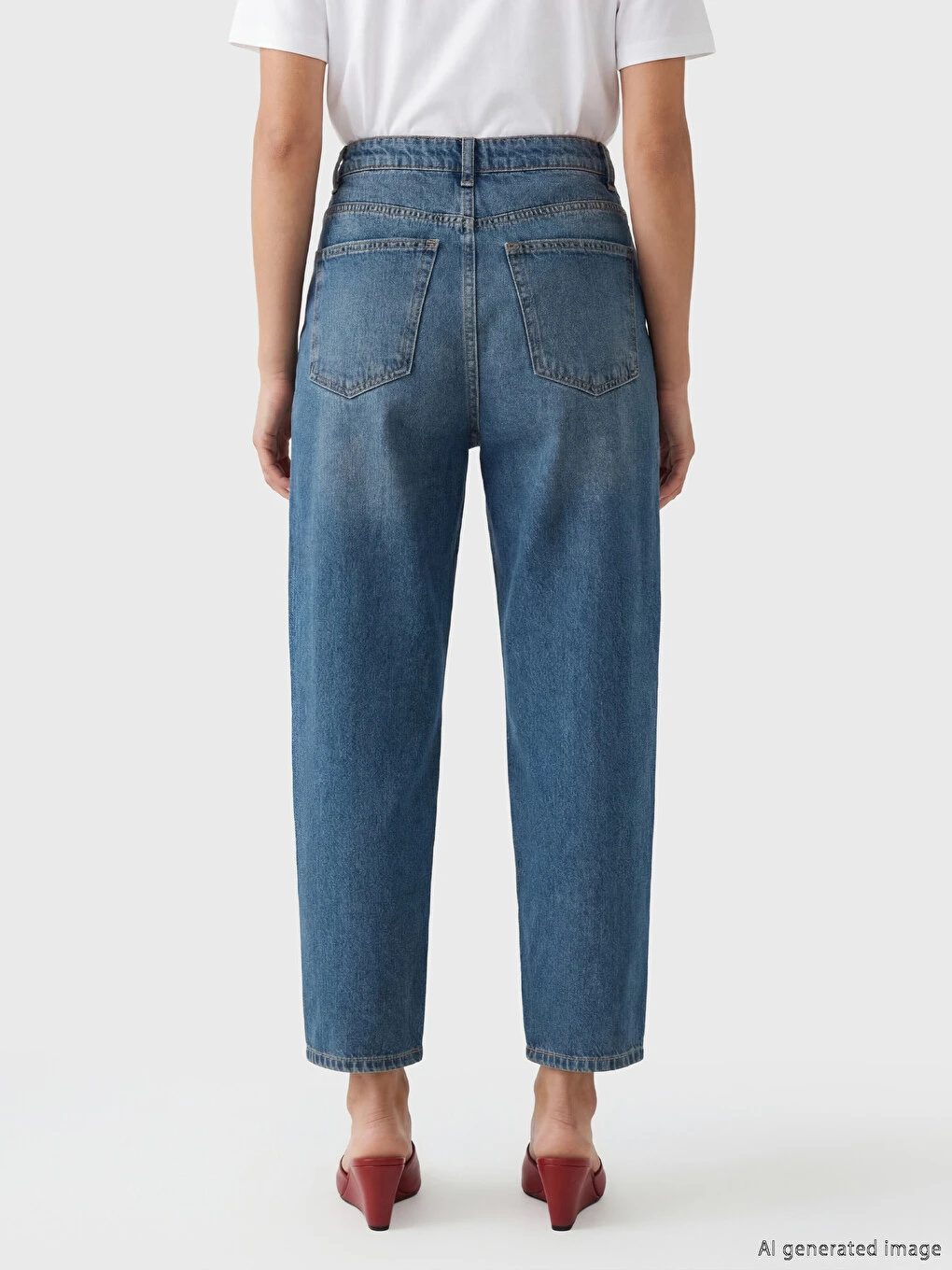 LCW Jeans Ženske Farmerke Sa Visokim Strukom I Širokim Krojem