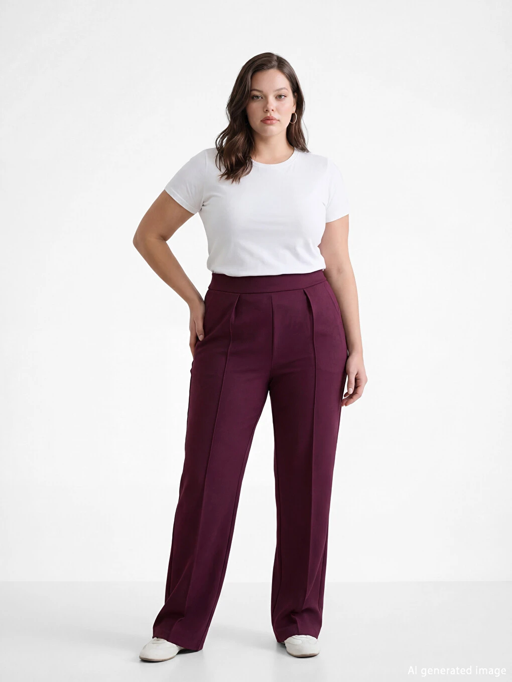 LCWAIKIKI Classic Standardni Fit Ravne Nogavice Pantalone Za Žene