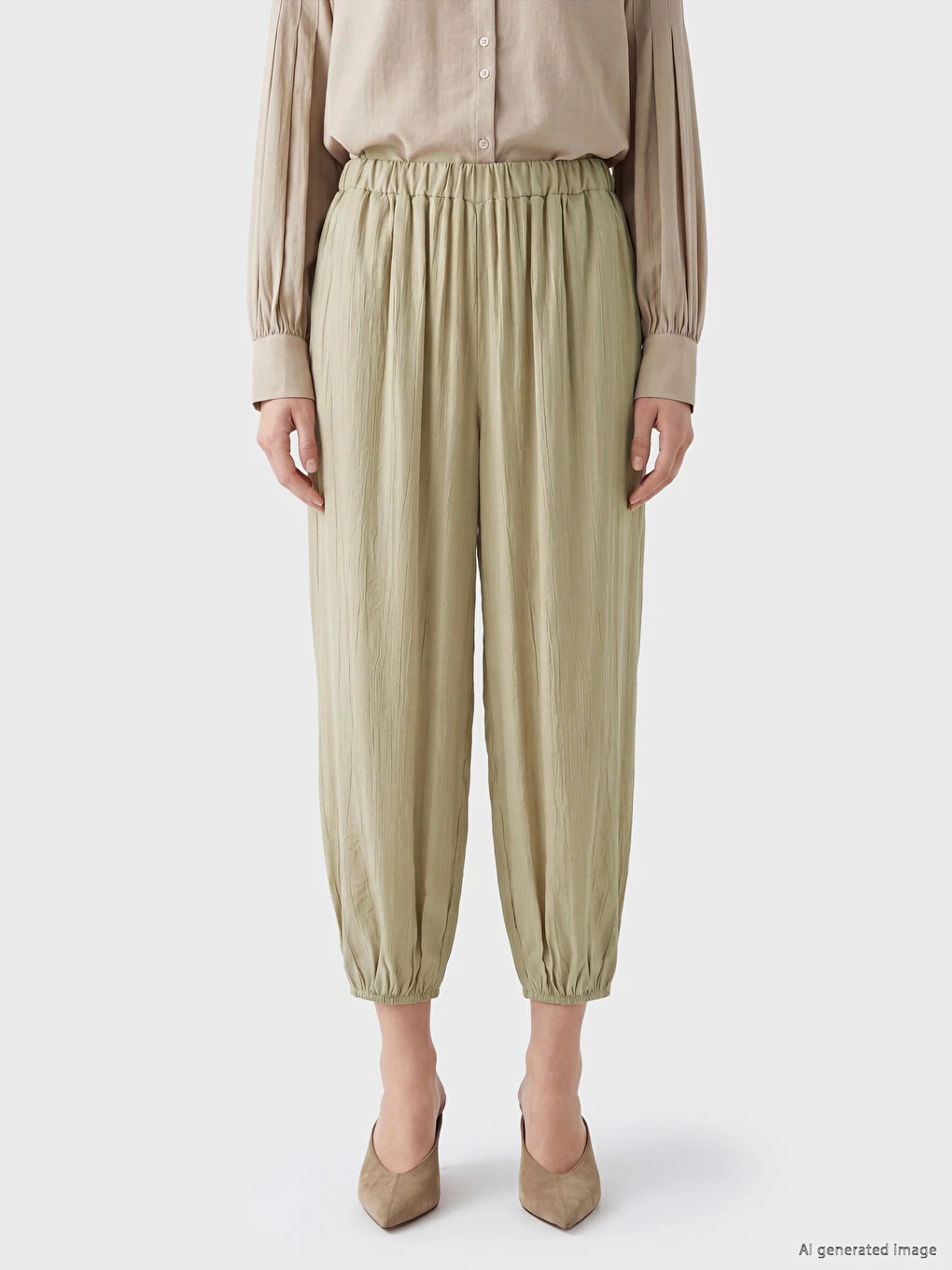 LCW Modest Ženske Jogger Pantalone Sa Elastičnim Strukom