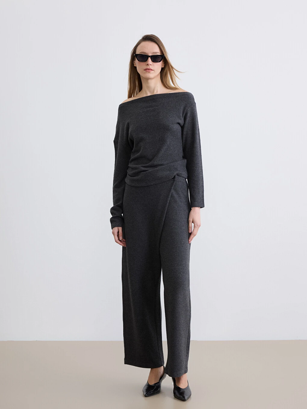 LCW Vision Pantalone Za Žene Sa Preklopnim Krojem