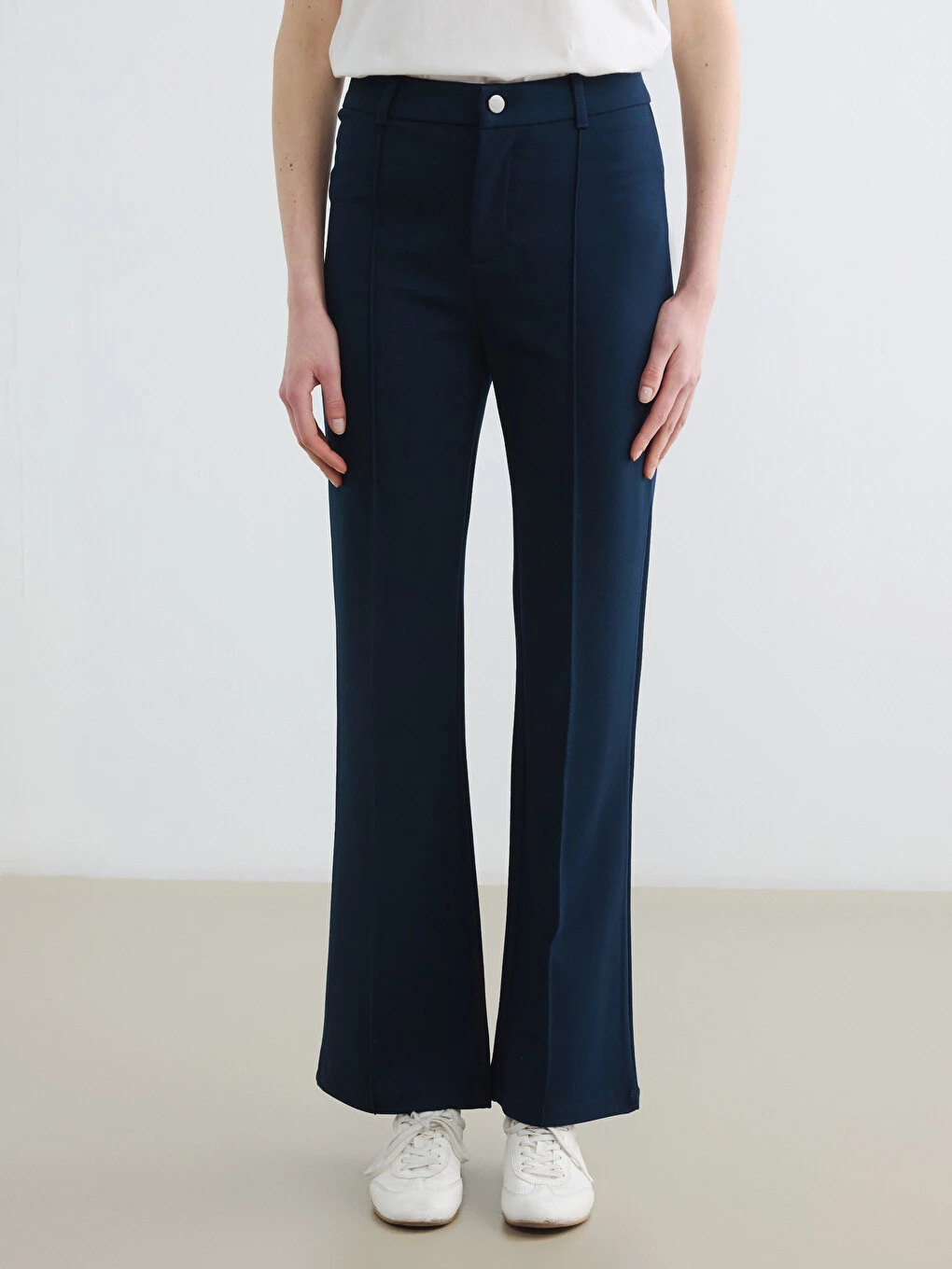 LCW EVERYDAY Ženske Slim Fit Zvoncare Pantalone