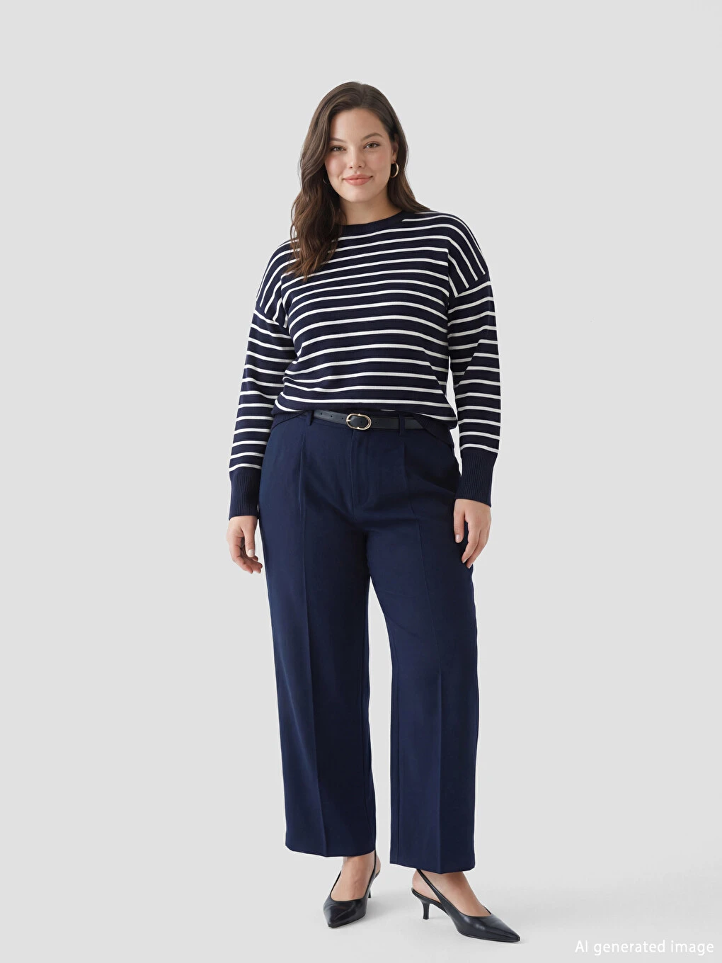 LCW Vision Pantalone Sa Visokim Strukom I Pojasom, Kroja Šargarepe