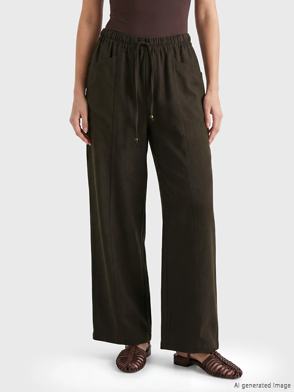 LCWAIKIKI Classic Ženske Pantalone Sa Elastičnim Strukom