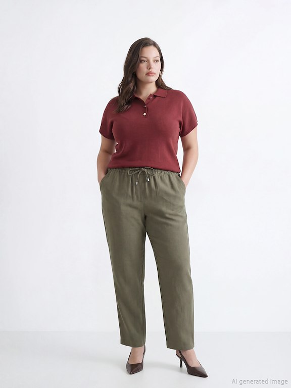 LCW EVERYDAY Ženske Pantalone Sa Elastičnim Pojasom