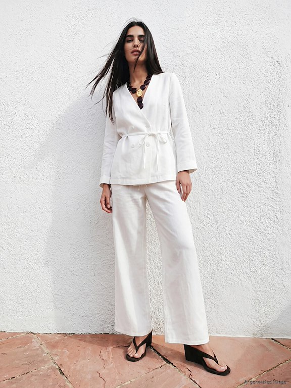 LCW Vision Ženske Pantalone Od Mešavine Lana