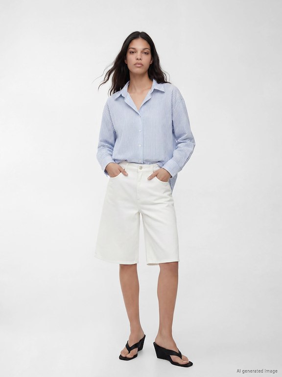 LCW Jeans Bermuda Fit Ženski Teksas Šorts