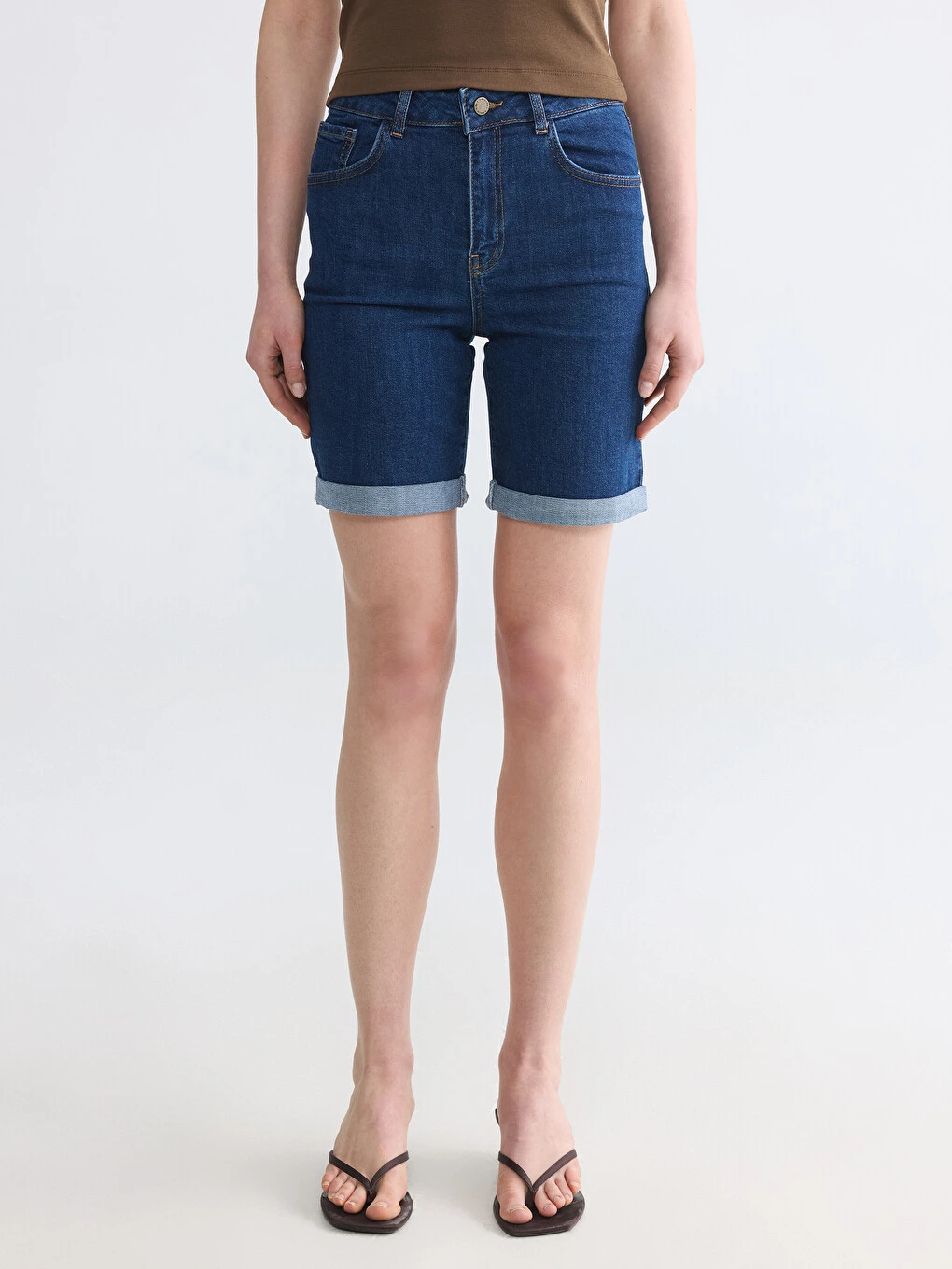 LCW Jeans Slim Fit Ženski Teksas Šorts