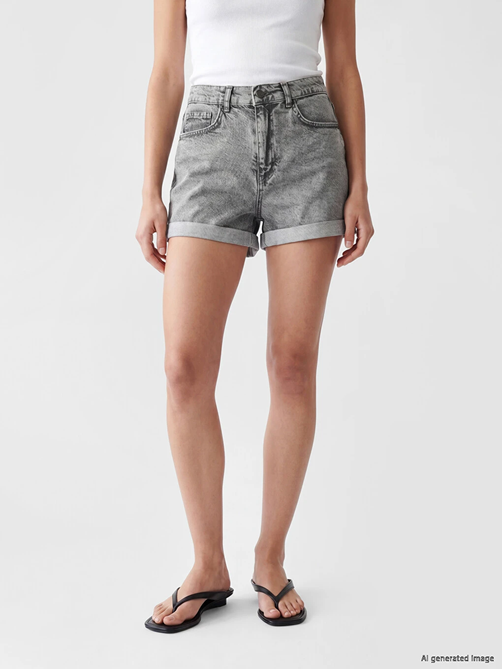 LCW Jeans Ženski Teksas Šorts Regularnog Kroja