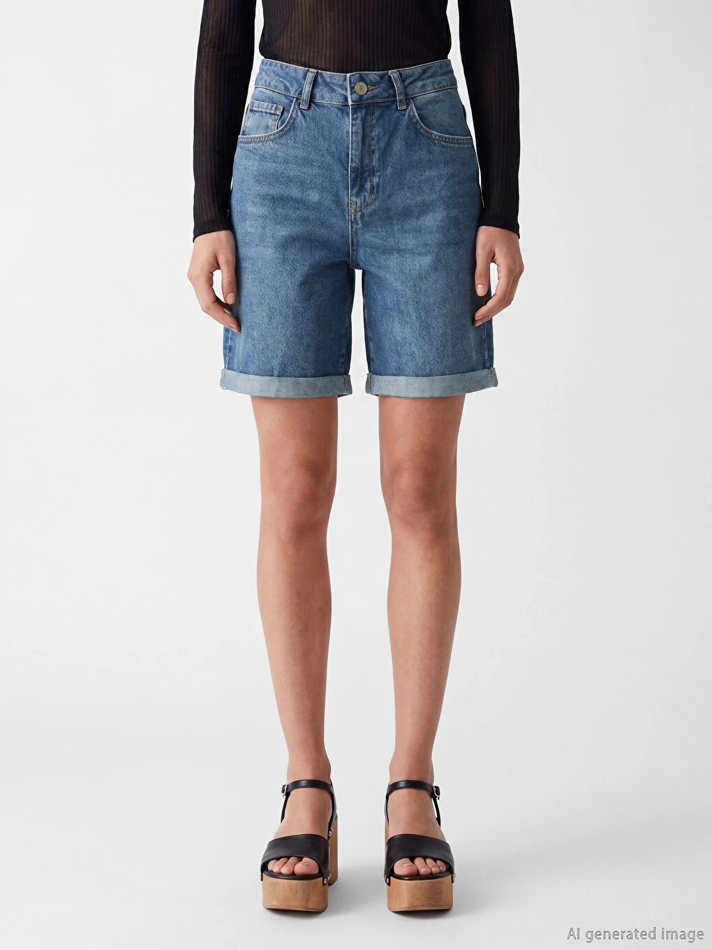 LCW Jeans Slim Fit Ženski Teksas Šorts