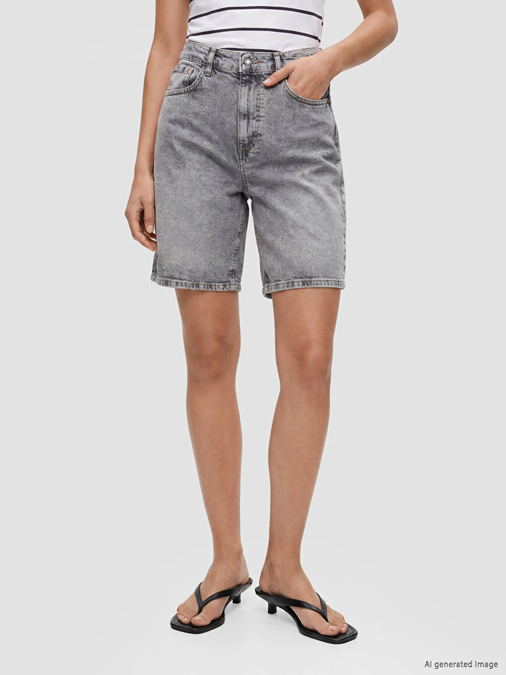 LCW Jeans Bermuda Fit Ženski Teksas Šorts