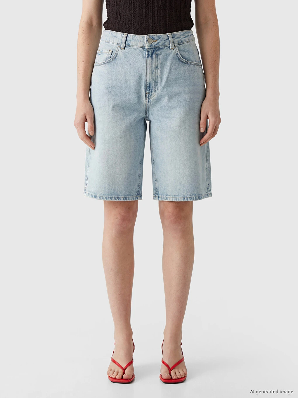 XSIDE Bermuda Fit Ženski Teksas Šorts