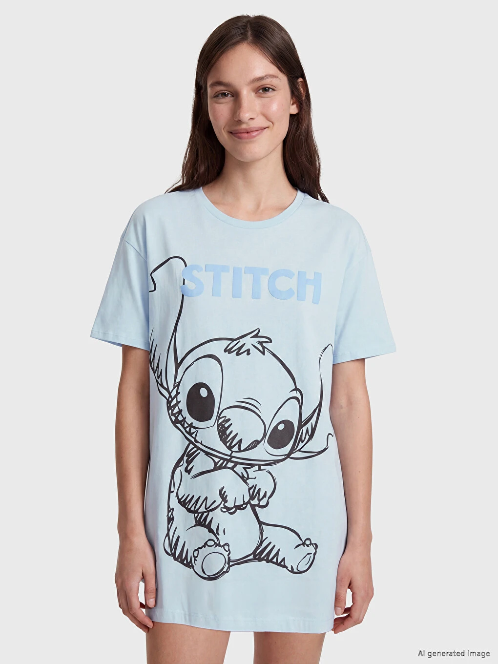LCW Young Ženska Spavaćica Sa Stitch Printom