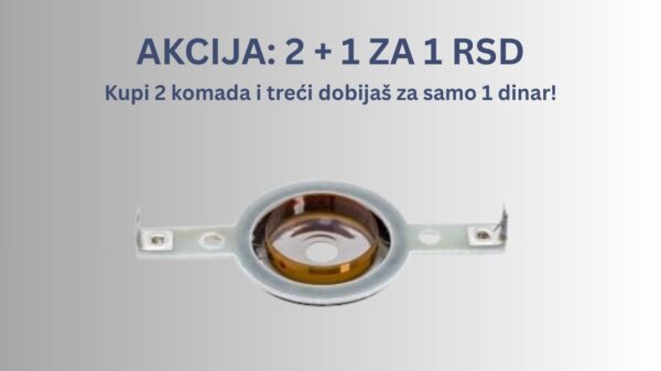 SPULNA ZA VISOKOTONAC 25mm /3593/