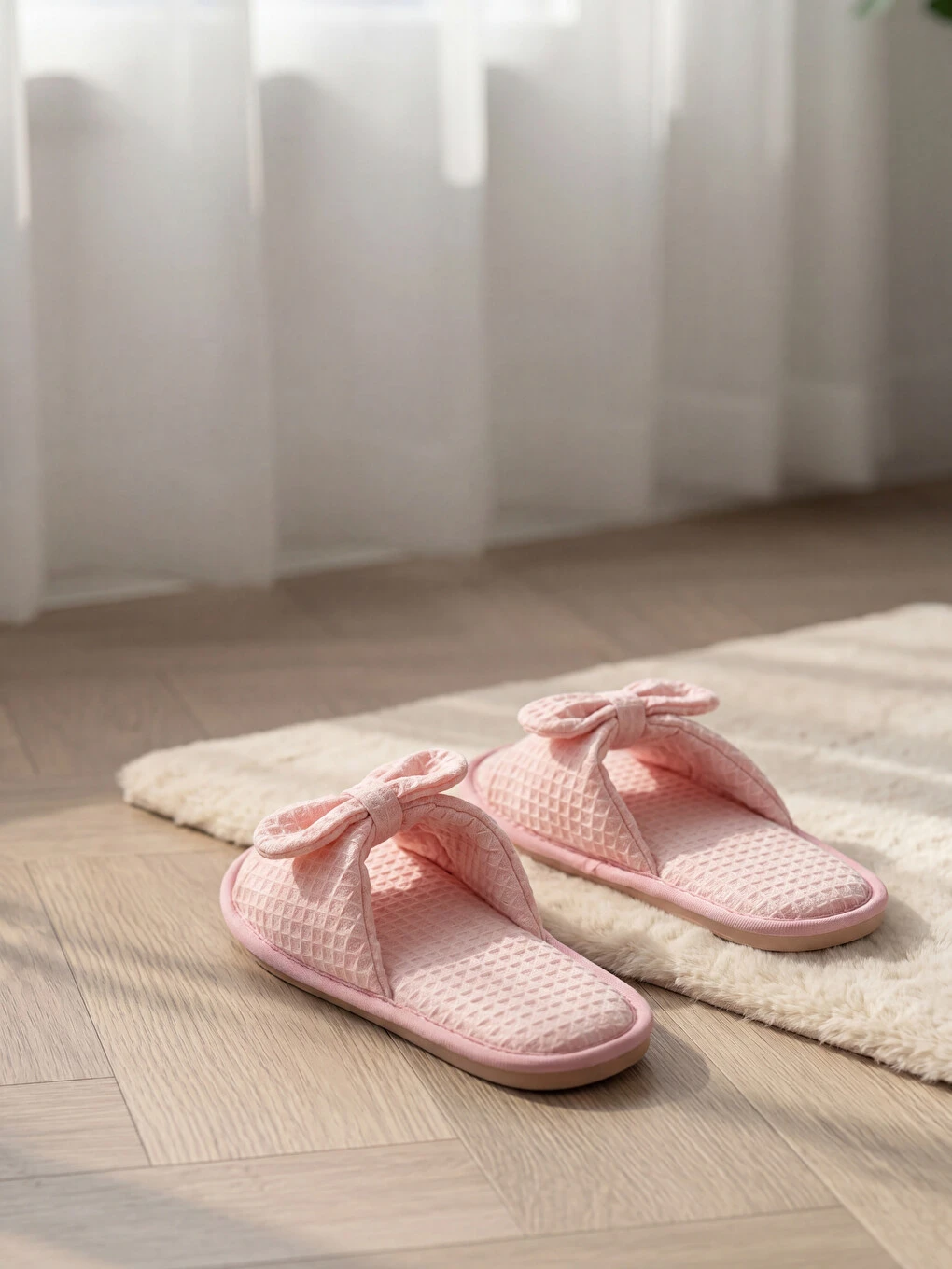 LCW HOME Ženske Kućne Papuče Sa Mašnom