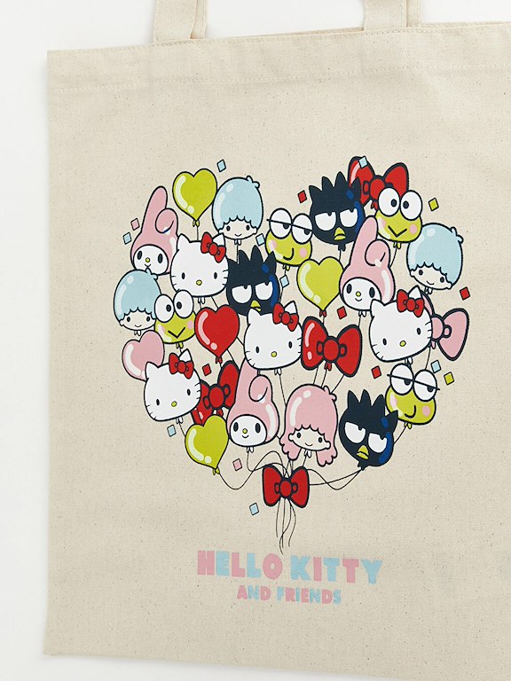 LCW JOY Hello Kitty Štampana Platnena Torba
