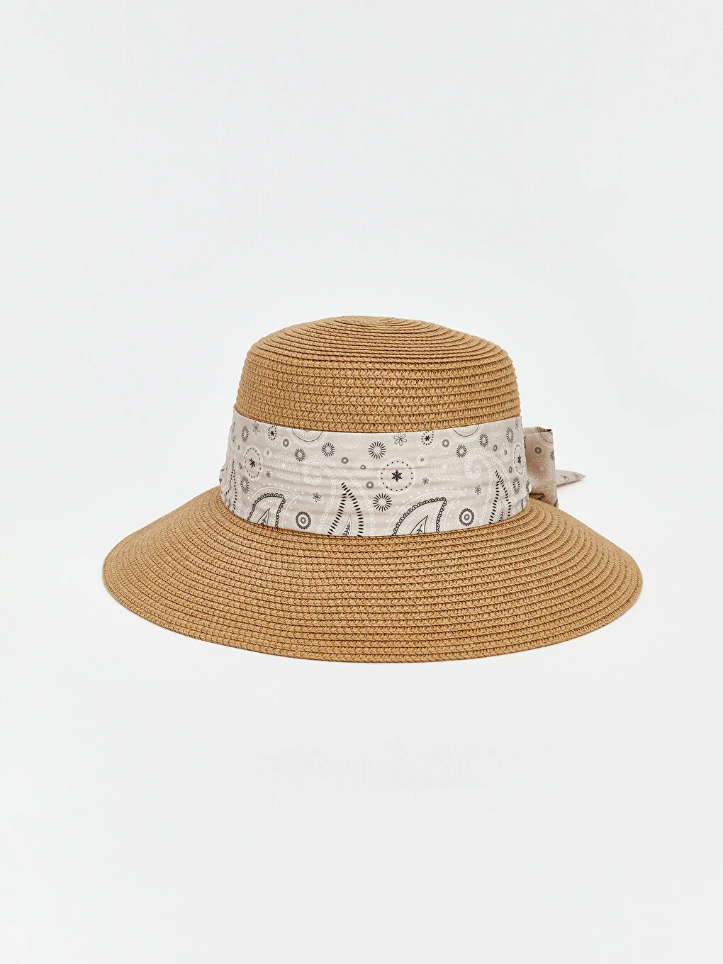 LCW ACCESSORIES Ženski Slameni Šešir Sa Detaljima Marame