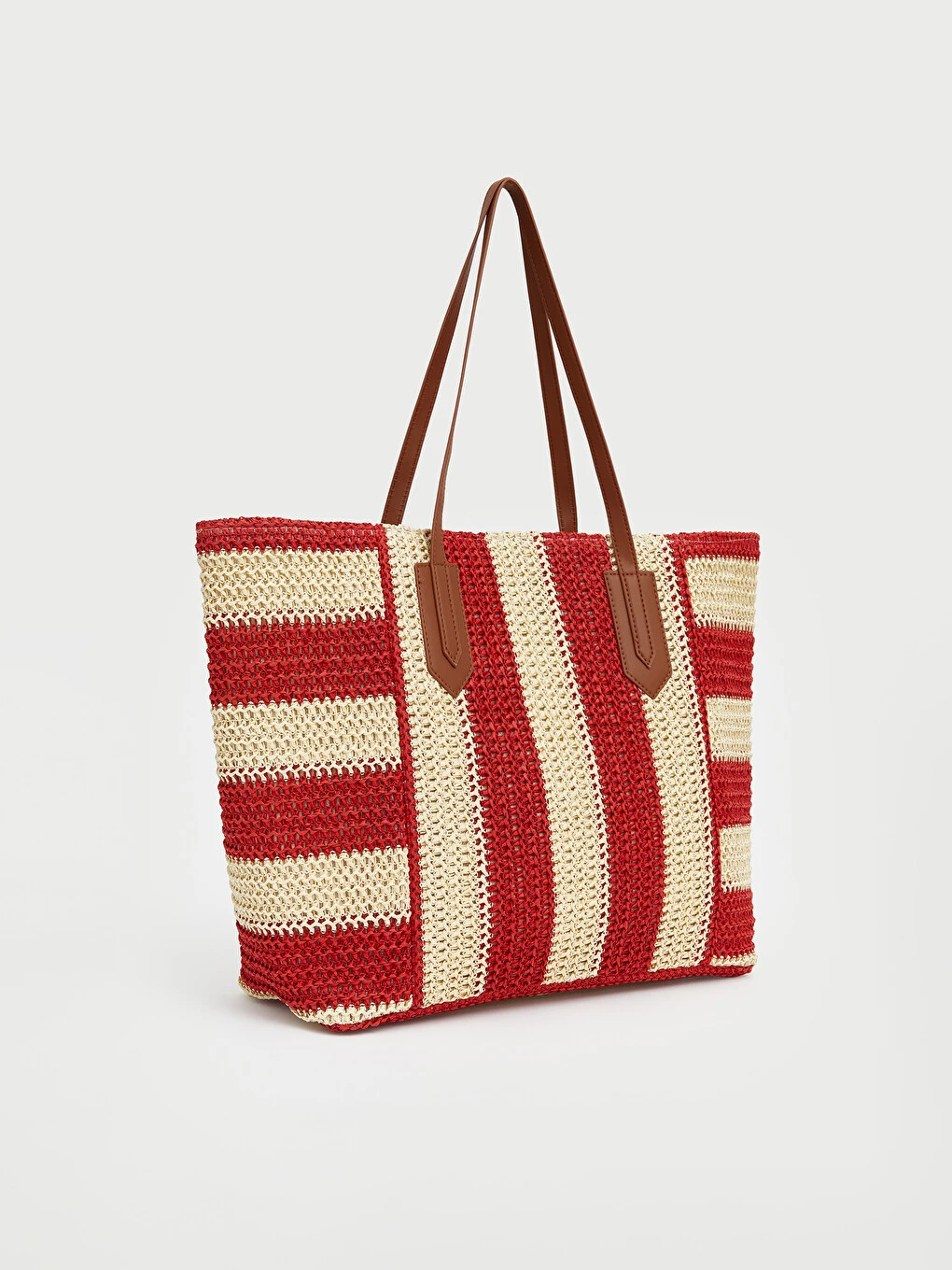LCW ACCESSORIES Ženska Prugasta Torba Za Plažu Sa Kaišem Za Rame