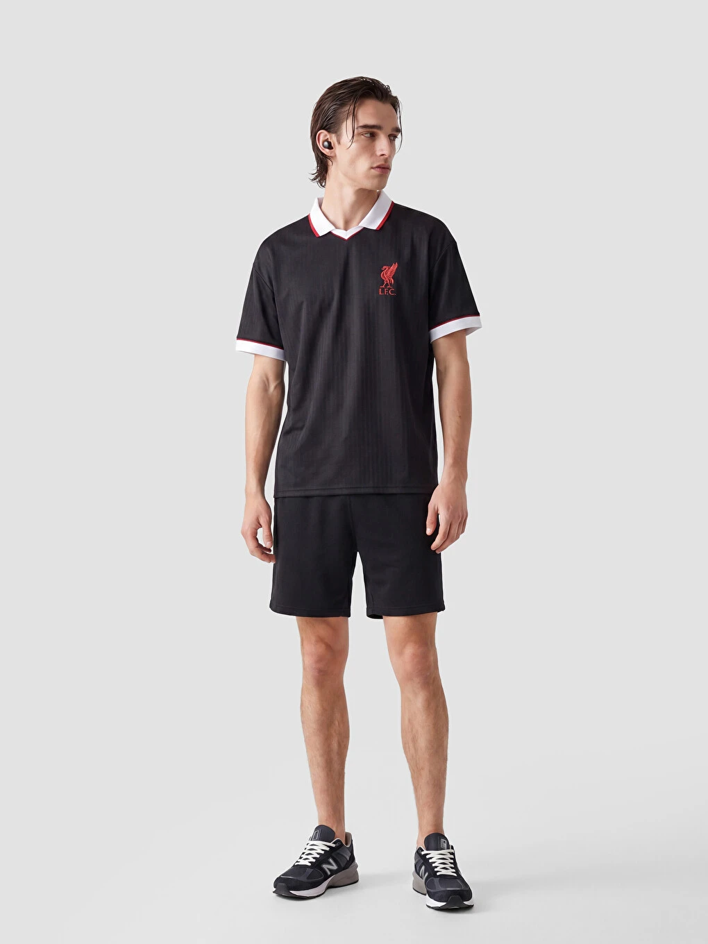 XSIDE ACTIVE Sportska Muška Majica Sa Polo Kragnom, Vezeni Liverpool Motiv