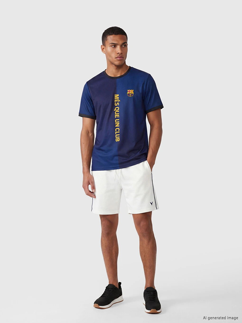 XSIDE ACTIVE Muška Majica Sa Okruglim Izrezom Fc Barselona Sa Štampom