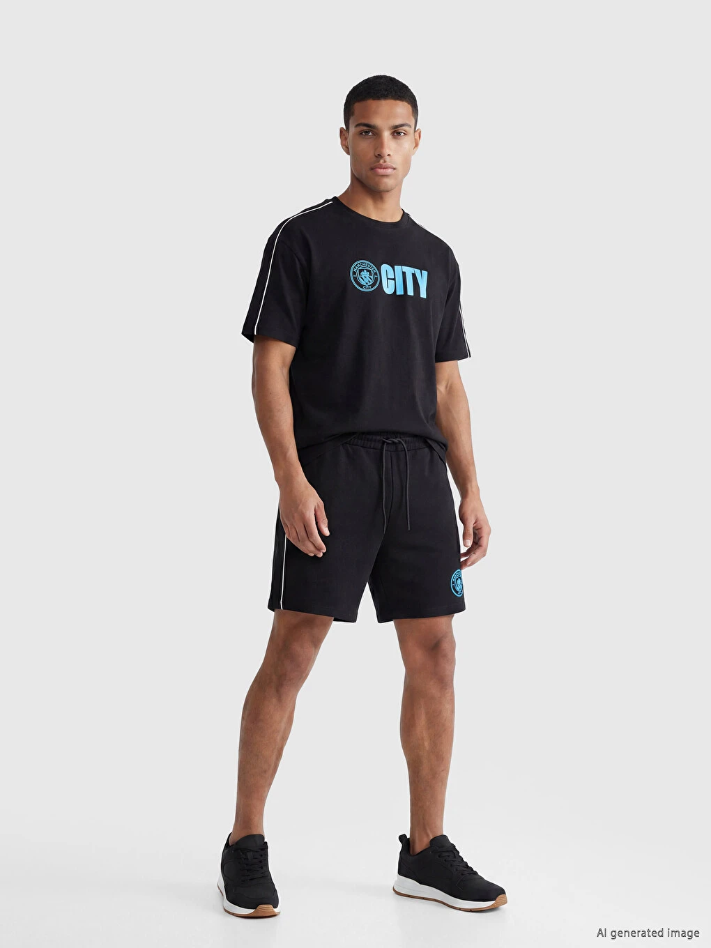 XSIDE ACTIVE Sportska Majica Sa Okruglim Izrezom Manchester City Sa Štampom Za Muškarce