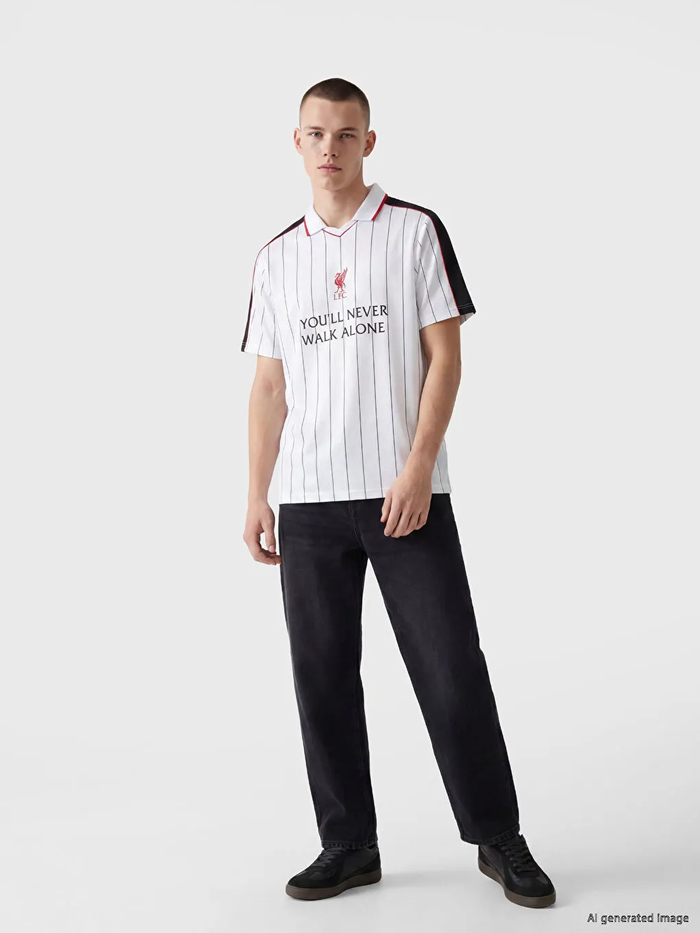 XSIDE ACTIVE Sportska Majica Sa Polo Kragnom Liverpool, Štampana, Za Muškarce