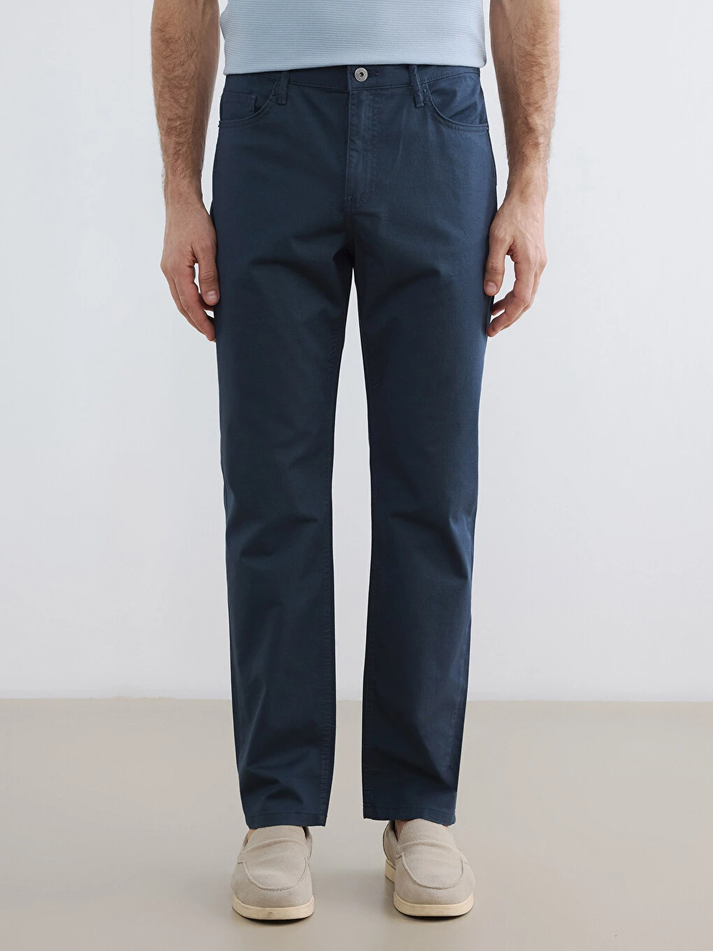 LCWAIKIKI Classic Muške Chino Pantalone Od Gabardina Regularnog Kroja