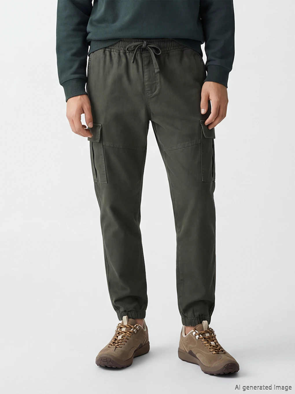 XSIDE Regular Fit Gabardine Muške Cargo Pantalone
