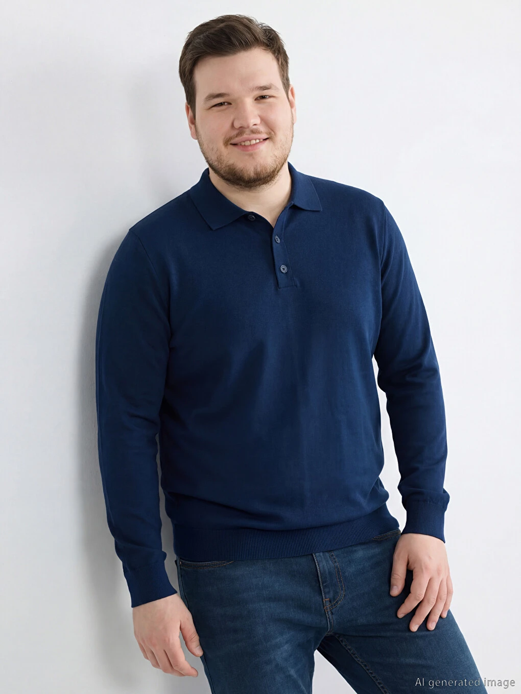 LCWAIKIKI Classic Muški Džemper Sa Polo Kragnom Od Pletiva