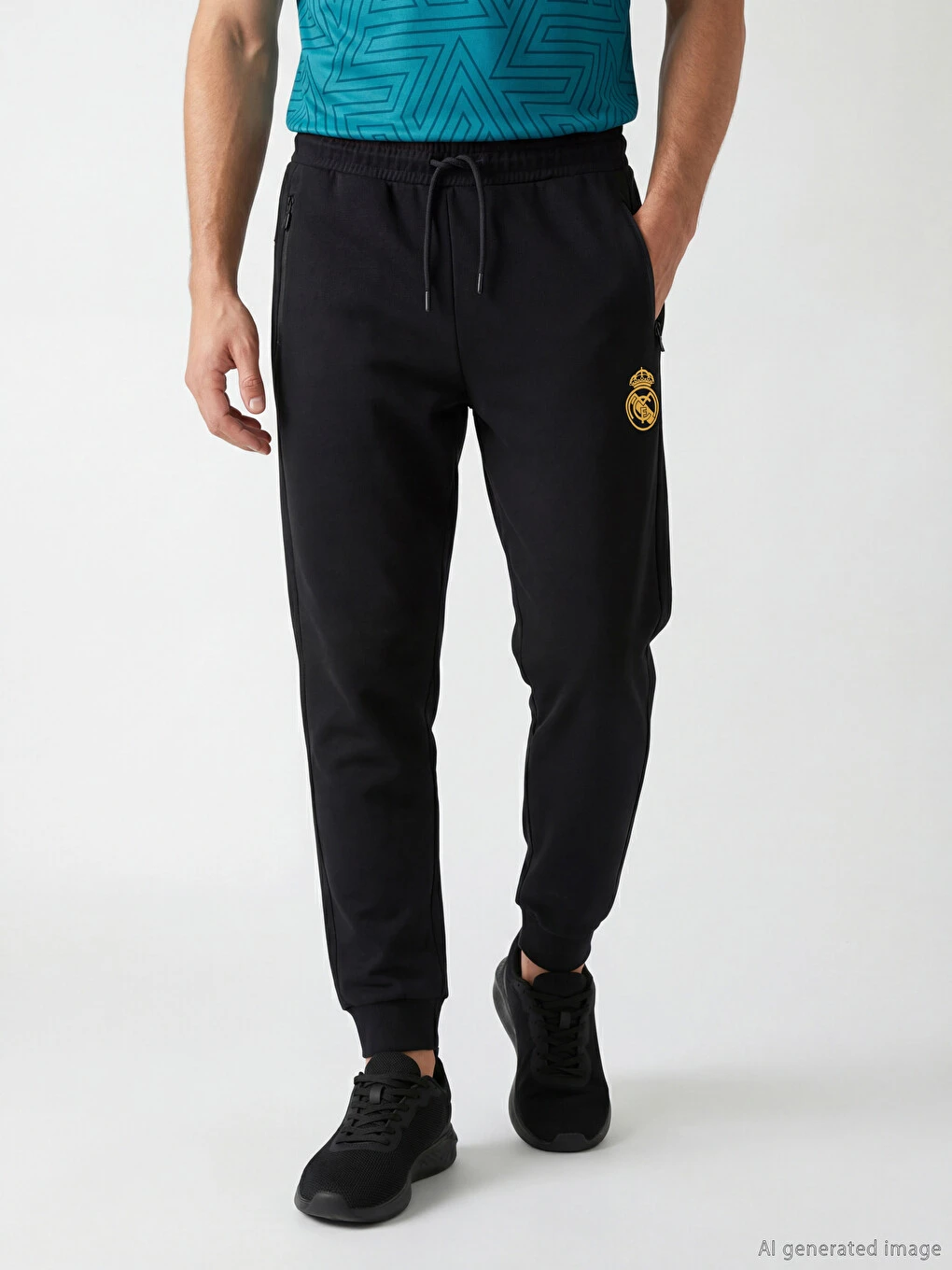 XSIDE ACTIVE Real Madrid Štampane Slim Fit Muške Trenerke