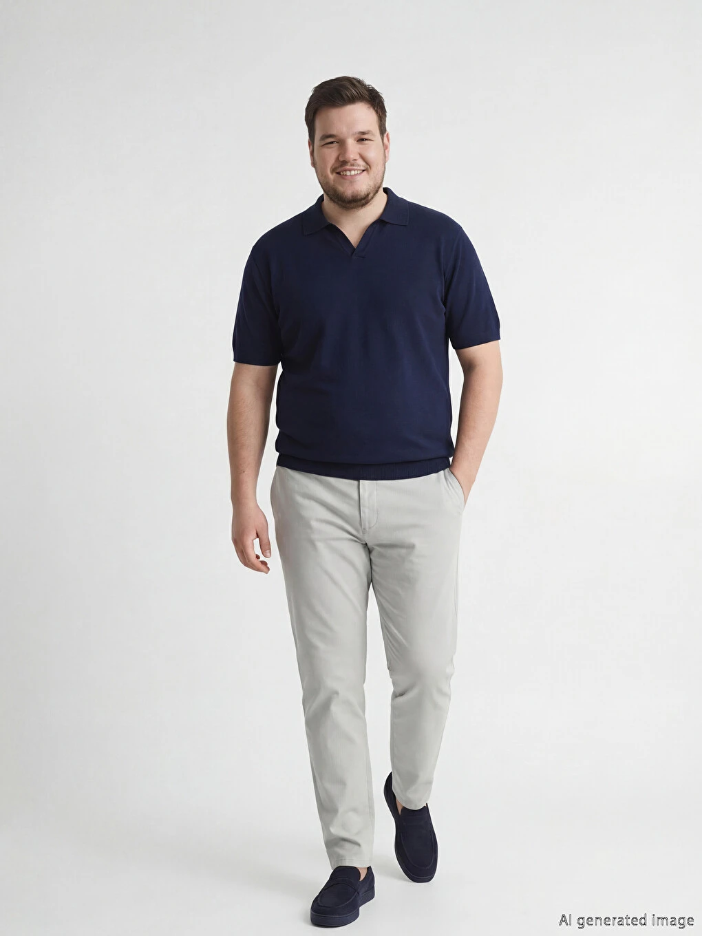 SOUTHBLUE Pantalone Za Muškarce Od Dobbi Tkanine, Regularnog Kroja