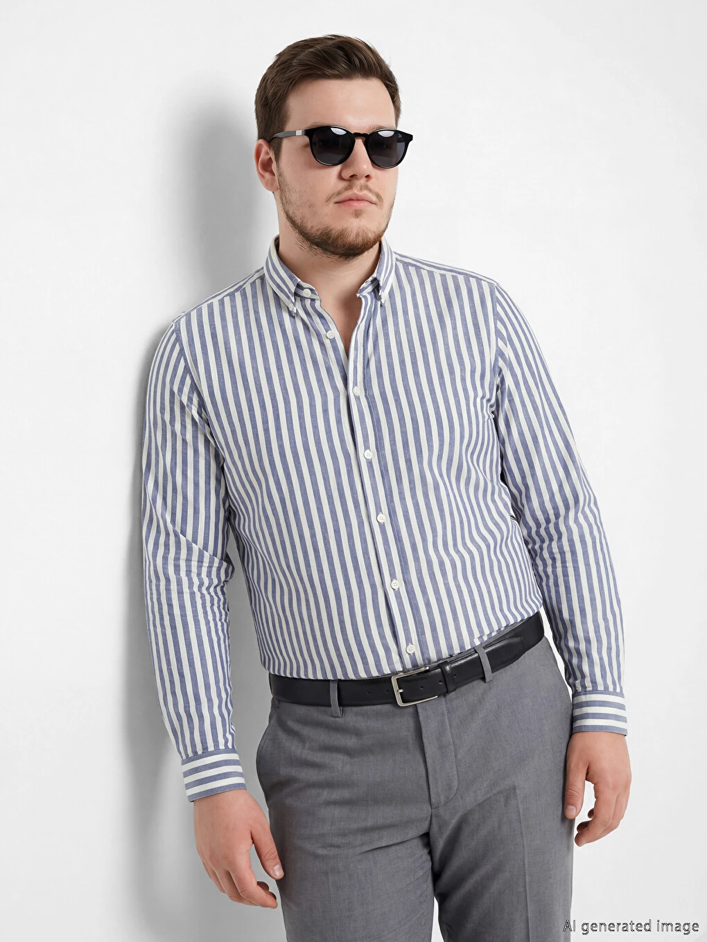 SOUTHBLUE Regular Fit Prugasta Muška Košulja